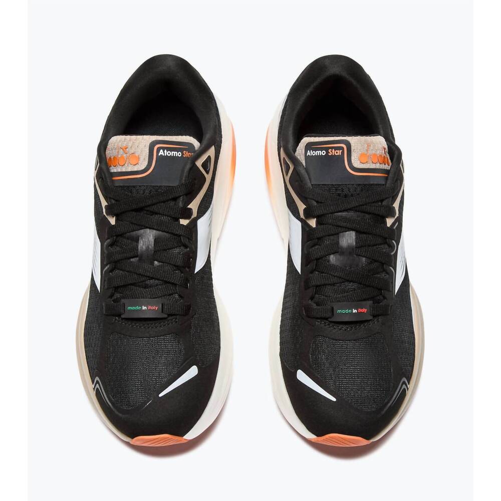 Diadora | Shoes | New Diadora Mens Atomo Star Trainer Shoes In Blacktan ...